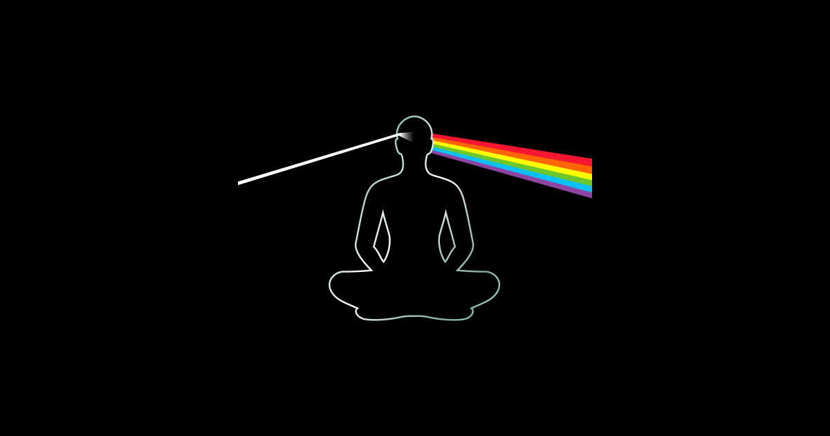 Dark Side of The Mind - Dark Side Of The Moon - Sticker | TeePublic