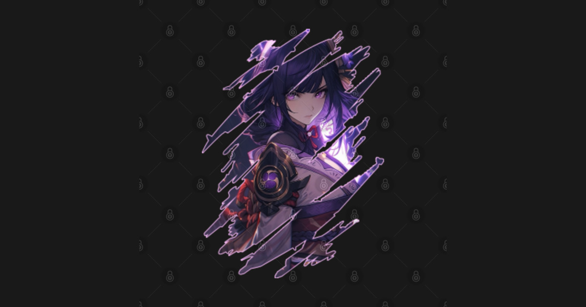 shogun raiden - Shogun Raiden - T-Shirt | TeePublic