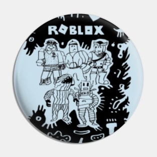 Roblox Game Roblox Roblox Desin Pins and Buttons for Sale | TeePublic