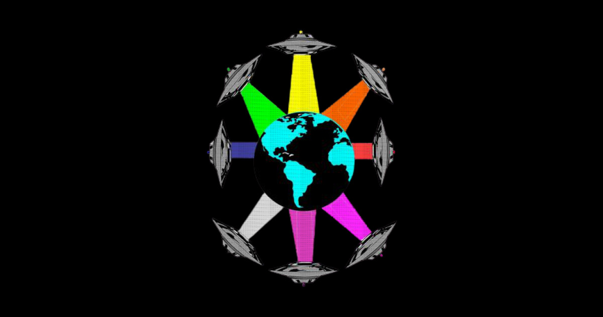 UFO Color Wheel - Ufo - Posters and Art Prints | TeePublic