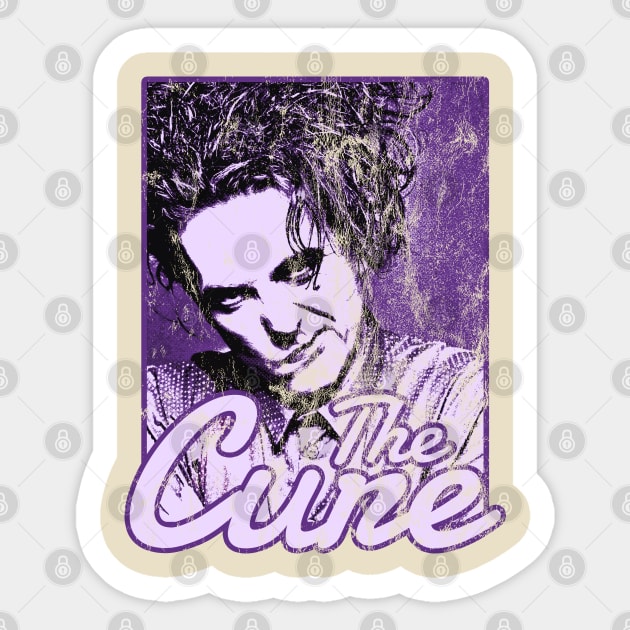 the cure retro classic - The Cure - Sticker | TeePublic