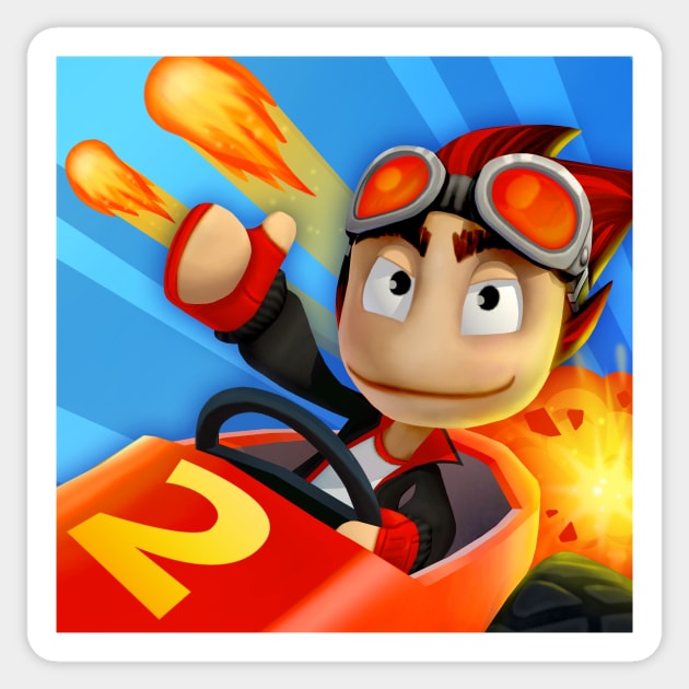 Beach Buggy Racing 2 Icon - Beach Buggy - Sticker | TeePublic