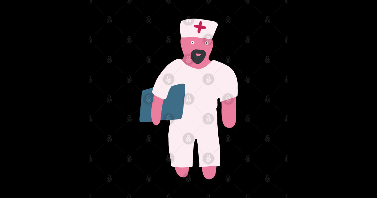 Male Nurse - Male Nurse Gifts - Sticker | TeePublic