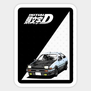 Initial D Panda Trueno Ae86 Hachiroku Stickers for Sale | TeePublic
