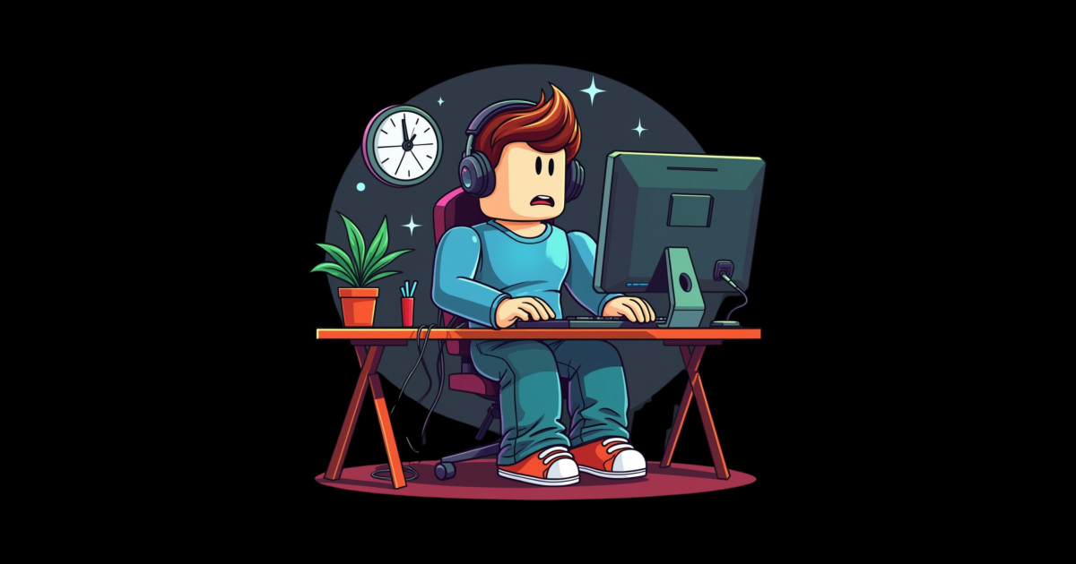 Roblox Kid Programmer - Roblox - Sticker | TeePublic