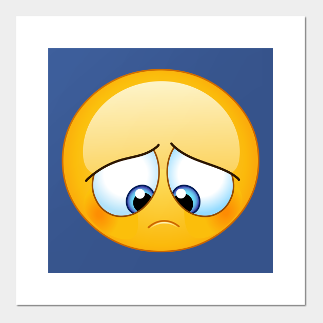 Gloomy Emoji - Emoji - Posters and Art Prints | TeePublic