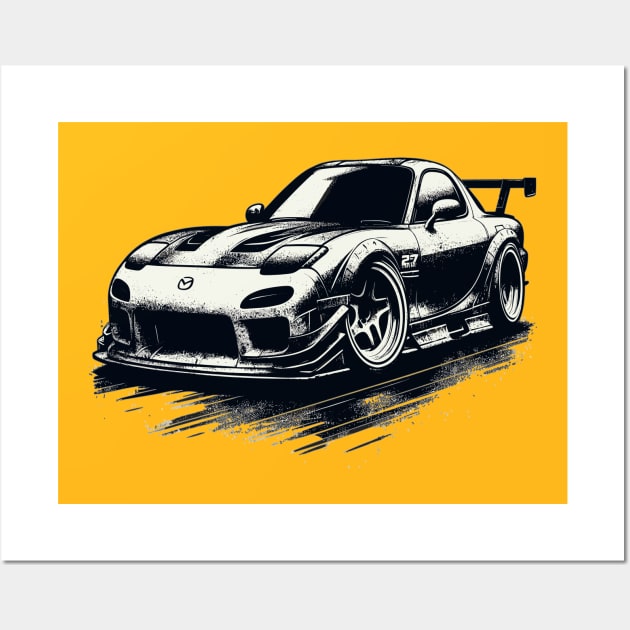Mazda RX7 - Mazda - Posters and Art Prints | TeePublic