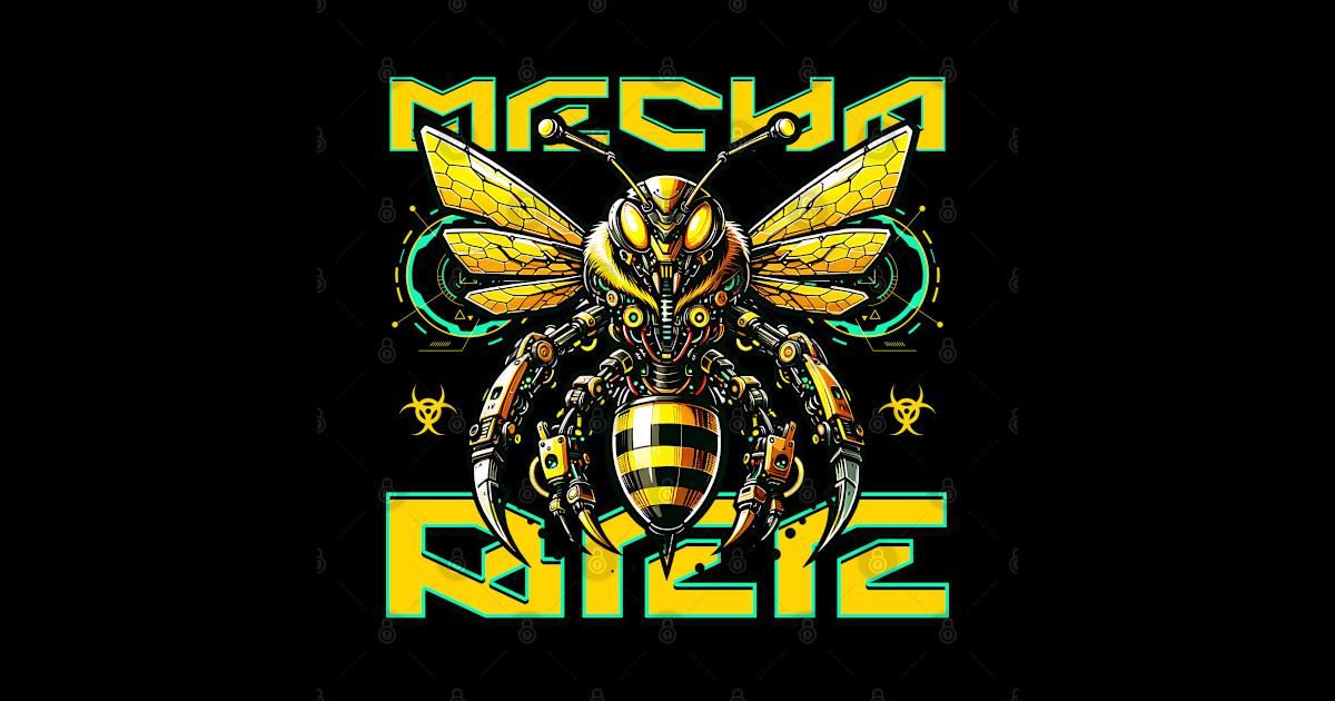Bee Robot: Eco-Friendly Tech Guardian - Bee - Sticker | TeePublic