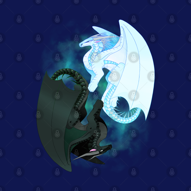 Wings of Fire - Arctic and Foeslayer - Wings Of Fire - Pin | TeePublic