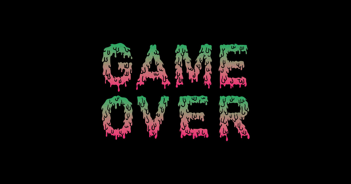 Game over, man - Game Over - Sticker | TeePublic