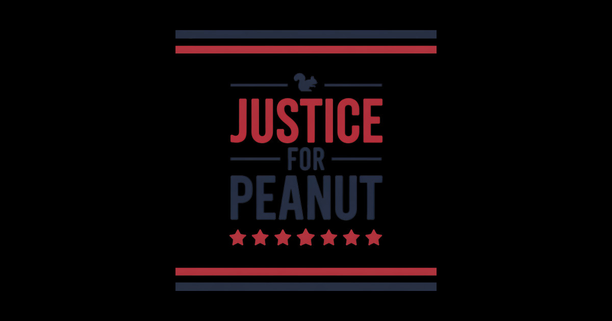Justice For Peanut The Squirrel - Justice For Peanut - Sticker | TeePublic
