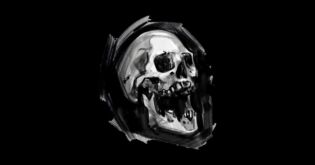 skull scream - Skull - Sticker | TeePublic