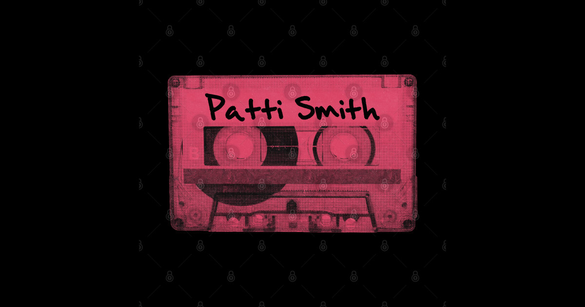Patti Smith Cassette Tape Vintage - Patti Smith - Sticker | TeePublic