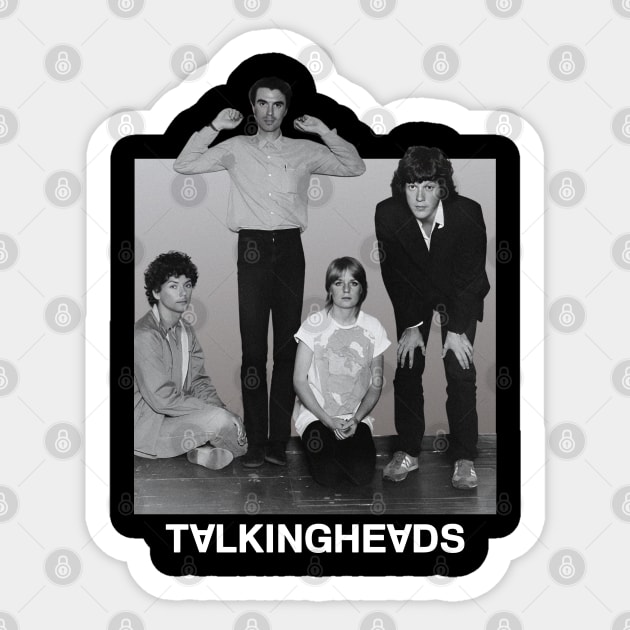 Vintage 80s Talking Heads - Talking Heads - Sticker | TeePublic