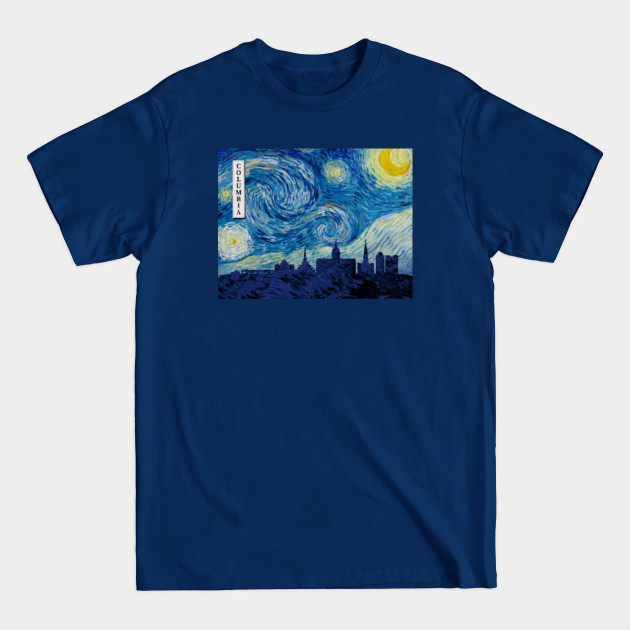 Columbia Starry Night Van Gogh - Columbia - T-Shirt sold by Albert ...