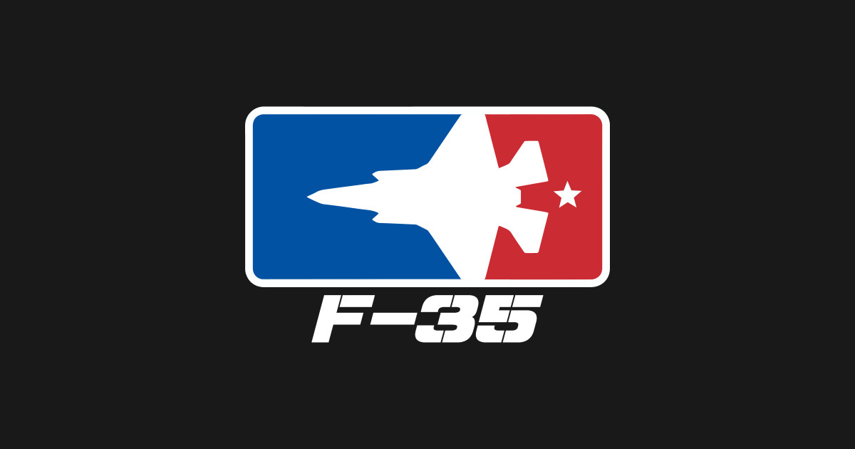F-35 Fighter Jet Logo Retro Military Aviation Art - F35 - T-Shirt ...