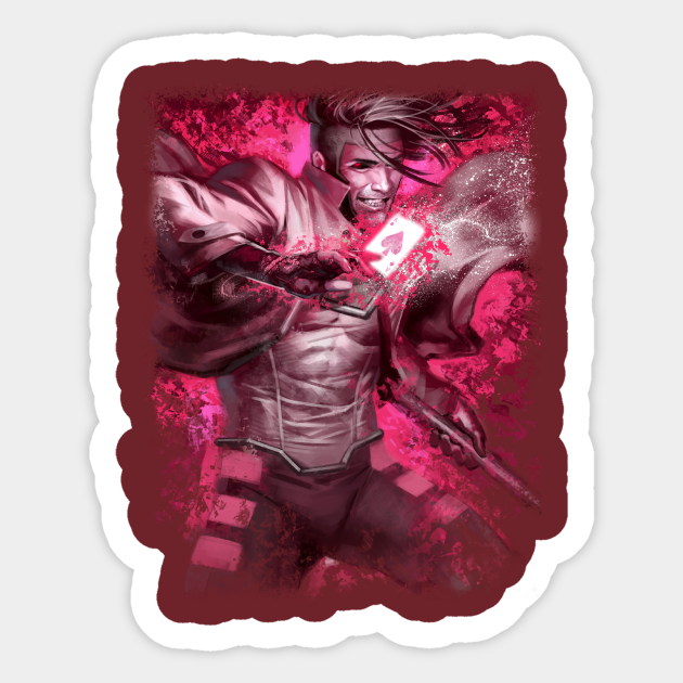 Gambit - X Men - Sticker | TeePublic
