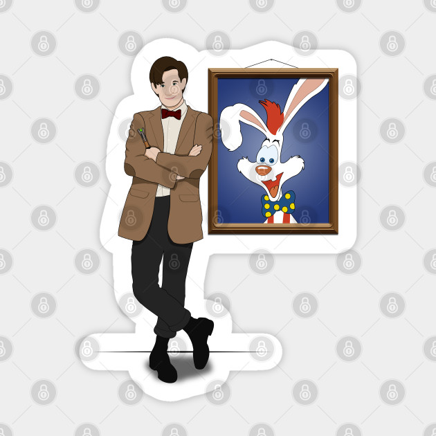 Doctor Who Framed Roger Rabbit - Doctor Who - Sticker | TeePublic