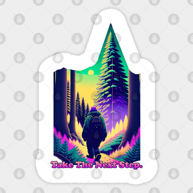 Take The Next Step - Motivational - Sticker | TeePublic