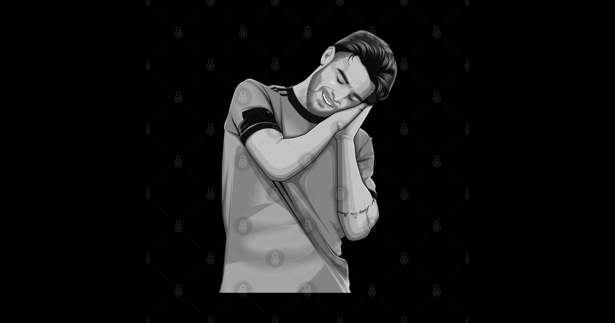 Declan Rice Black and White Version - Soccer Player - Sticker | TeePublic