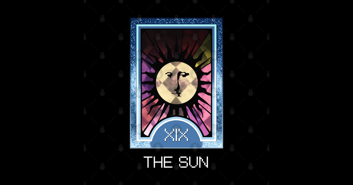 The Sun Arcana Tarot Card - Persona - Sticker | TeePublic