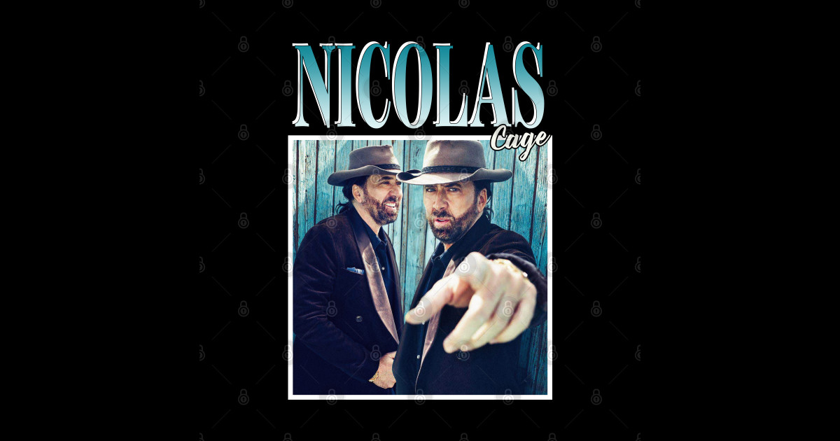 Nicolas Cage - Nicolas Cage - Sticker | TeePublic