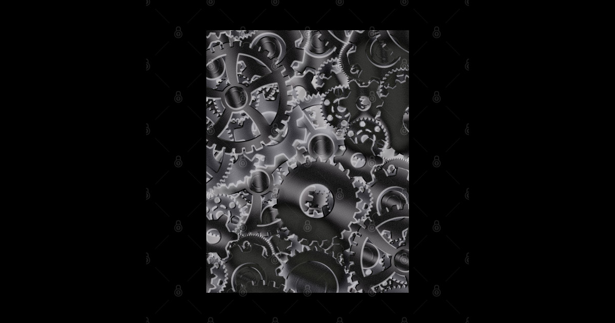 Cog wheels - Mechanism - Sticker | TeePublic