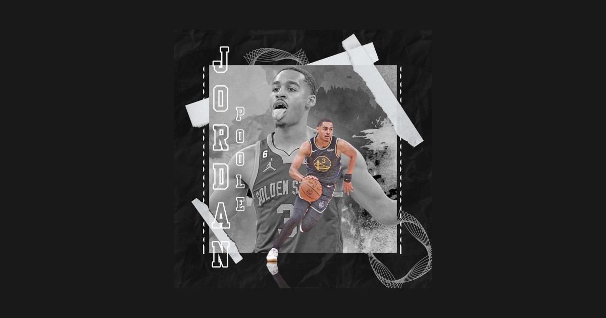 Jordan Poole Basketball Paper Poster Warriors 3 - Jordan Poole - T ...