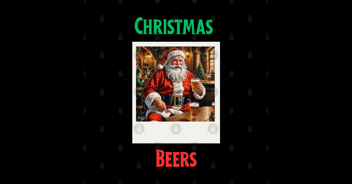 Christmas Beers - Christmas Beer - Sticker | TeePublic