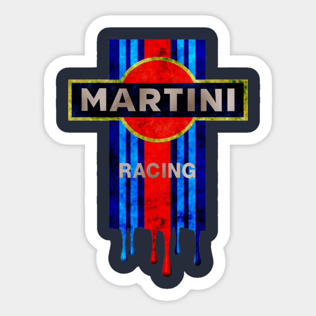 Vintage Martini Racing - Martini Racing Team Retro Vintage - Sticker ...