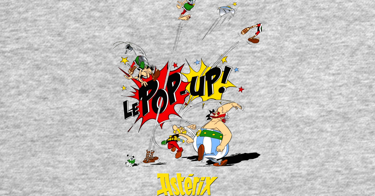 Asterix Obelix PAF Pop-Up Punch Hit - Asterix - T-Shirt | TeePublic