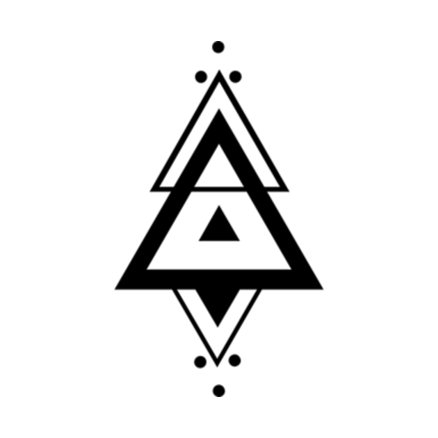 Triangles, sacred geometry - Triangles Lines Pattern - Mask | TeePublic