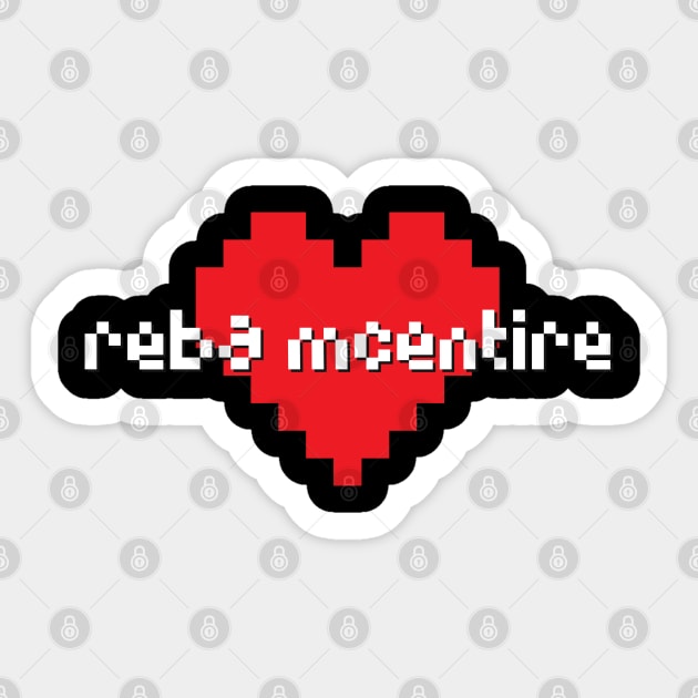 Reba mcentire -> pixel art - Reba Mcentire - Sticker | TeePublic