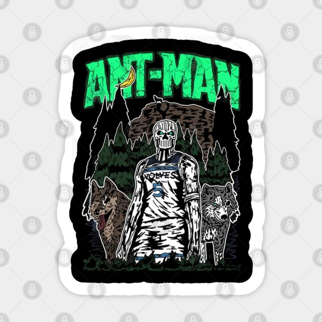 Anthony Edwards Skeleton - Anthony Edwards - Sticker | TeePublic
