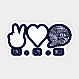 Proud Speech Therapist Die Cut Sticker Card Making & Stationery ...