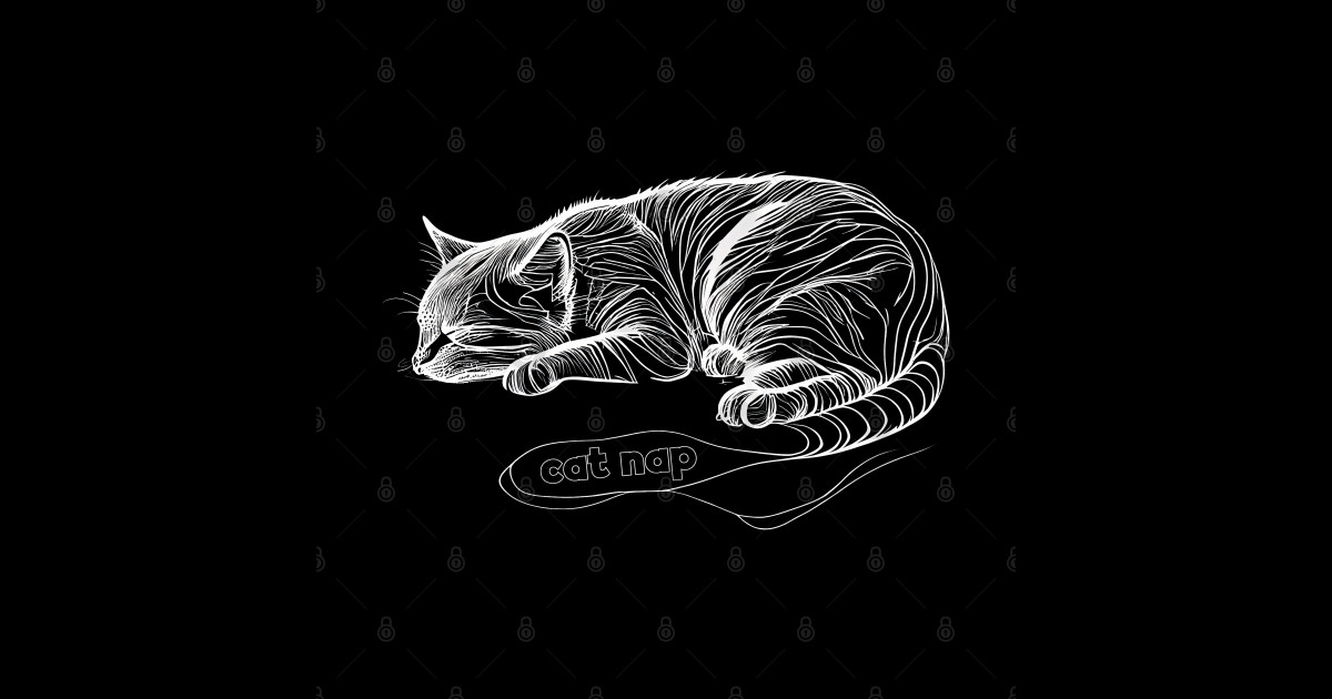 Cat Nap Cat Nap Sticker Teepublic