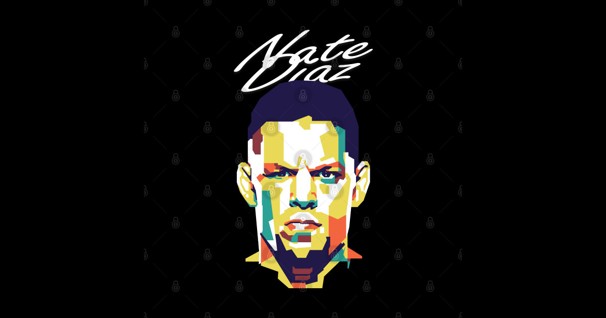Nate Diaz - Nate Diaz - Sticker | TeePublic