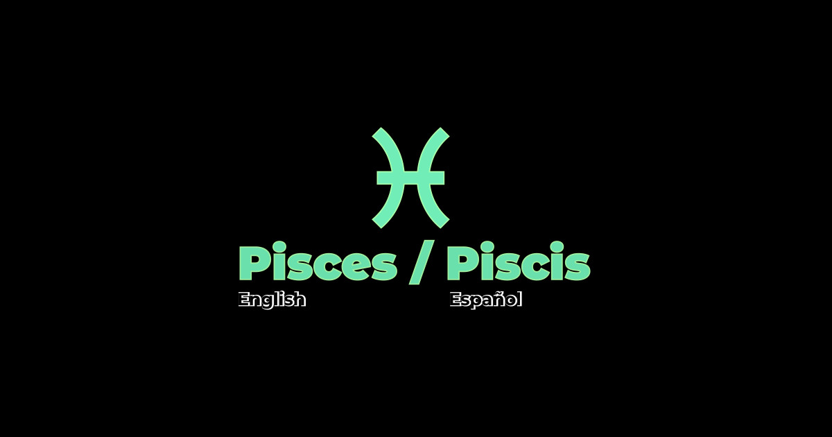 Pisces Power Color- Seafoam Green & Light Greens - Pisces - Sticker ...