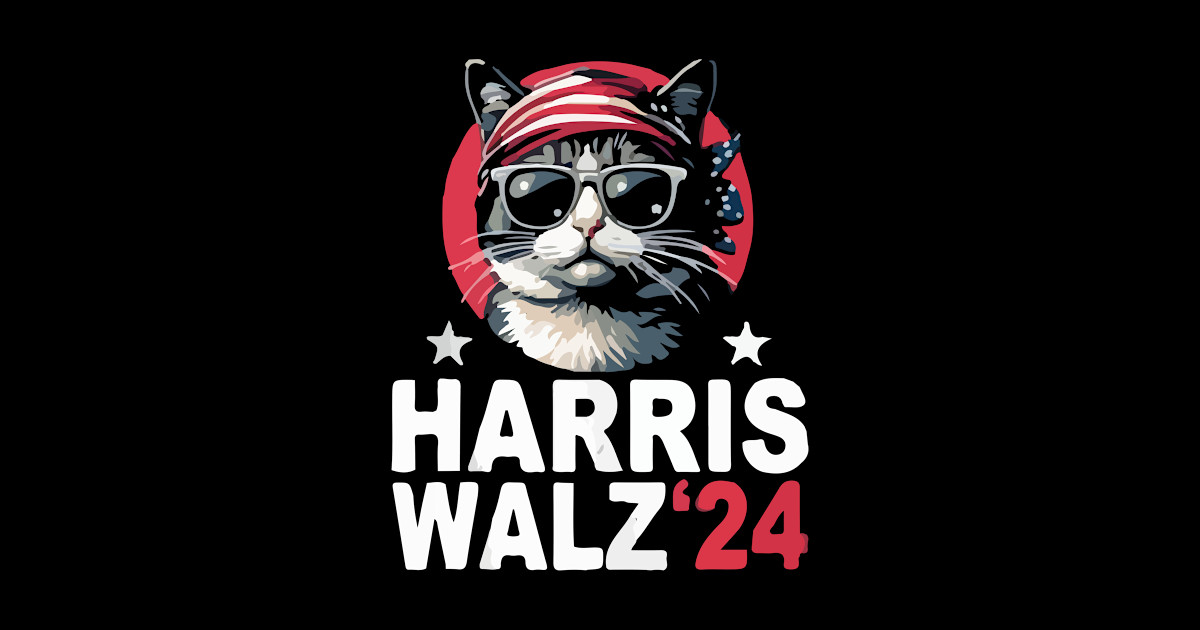 Harris Waltz 2024 Cat Lady Harris Tim Walz 2024 - Cat Lady Harris Tim ...