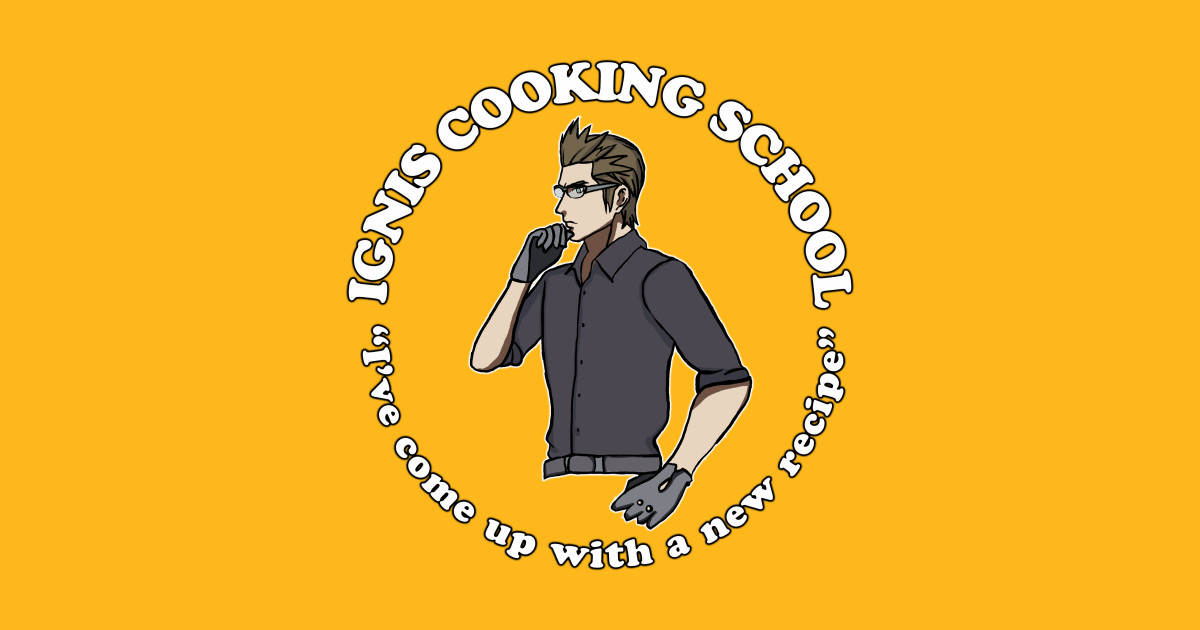 Ignis Cooking School - Final Fantasy Xv - T-Shirt | TeePublic