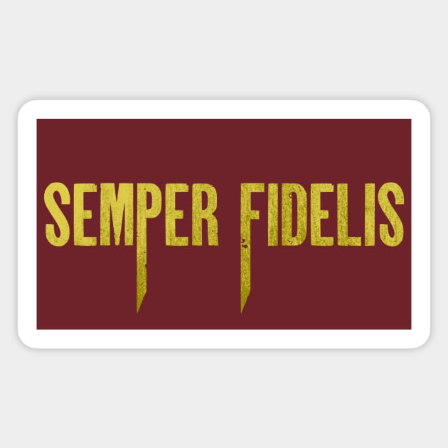 Semper Fidelis - Military - Sticker | TeePublic