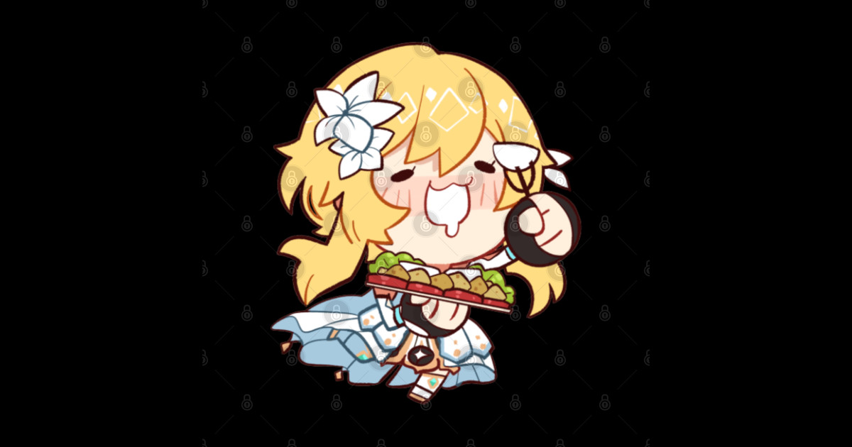 Genshin Impact Lumine - Genshin Impact - Sticker | TeePublic