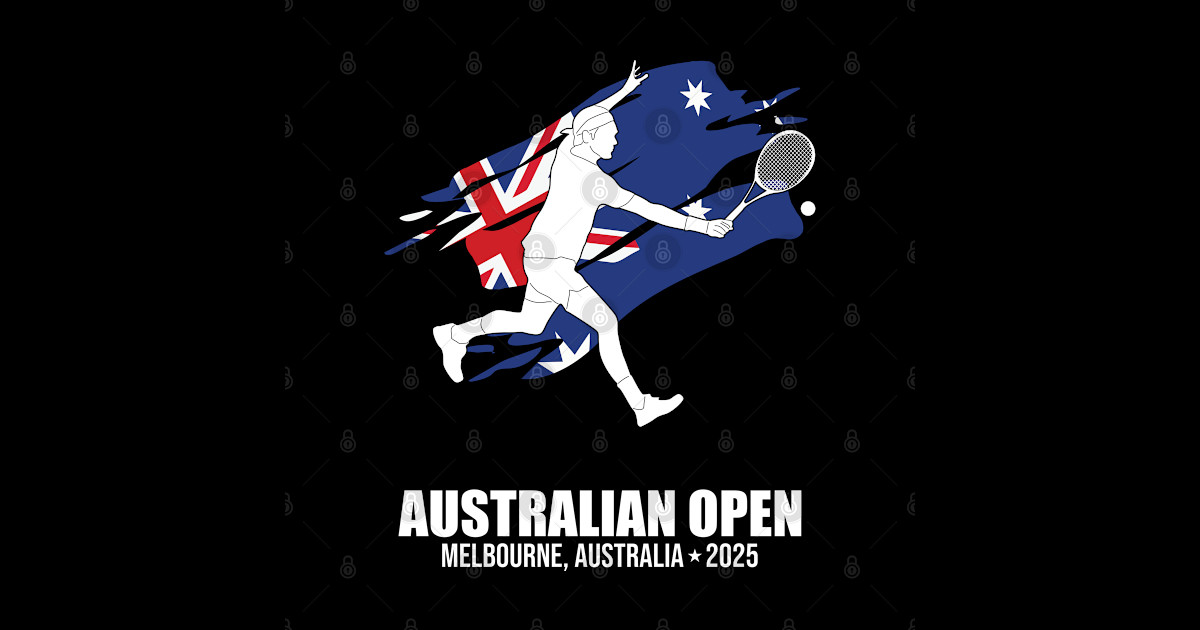 Australian Open 2025 - Australian Open - Posters and Art Prints | TeePublic