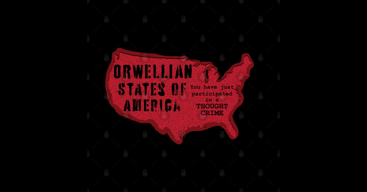OSA Orwellian States of America - Orwellian States Of America - Sticker ...