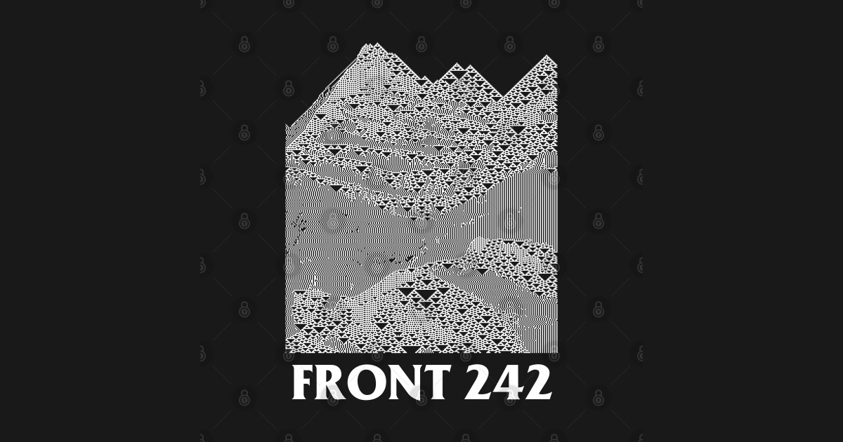Front 242 //// Tribute Design - Front 242 - T-Shirt | TeePublic