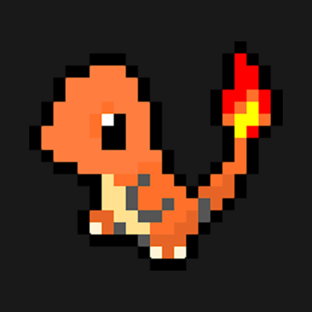 Charmander 8 Bits - 8 Bits - T-Shirt | TeePublic