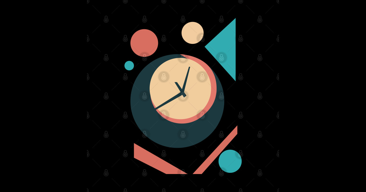 Time, Clock - Clock - Sticker | TeePublic