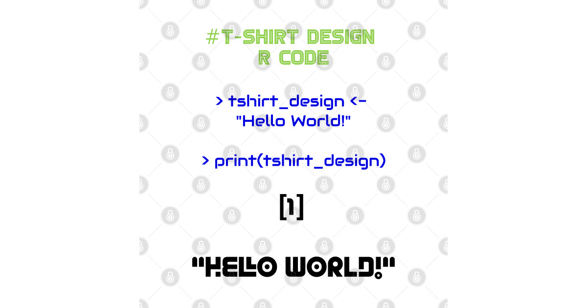T-Shirt Design Programming | R Code True Color - Programming - T-Shirt ...