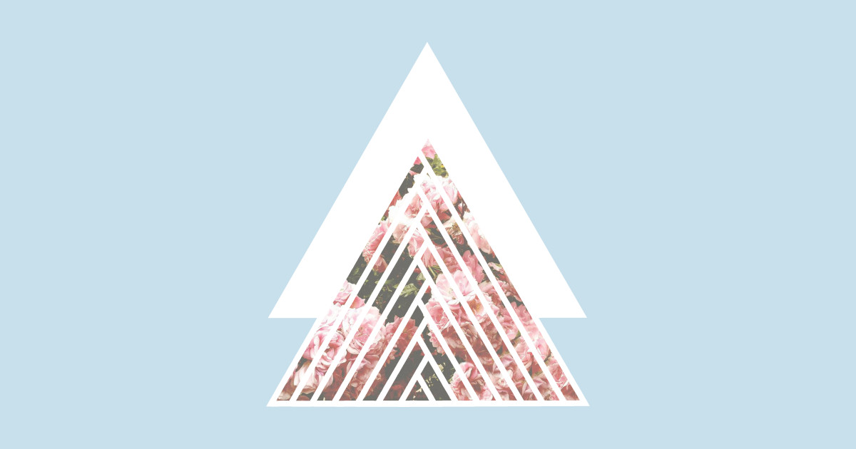 Triangle Aesthetic - Triangles Pattern - T-Shirt | TeePublic