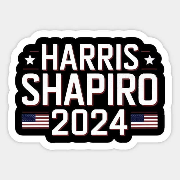 HARRIS SHAPIRO 2024 - KAMALA HARRIS - Harris Shapiro 2024 - Sticker ...